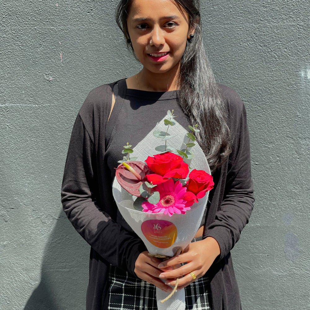 Purple Carnations Bouquet - Happy Bunch Malaysia