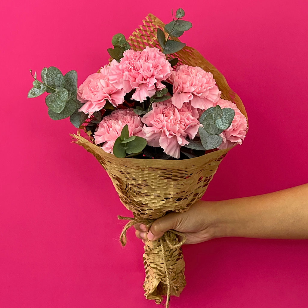 Pink Carnations Bouquet - Happy Bunch Malaysia