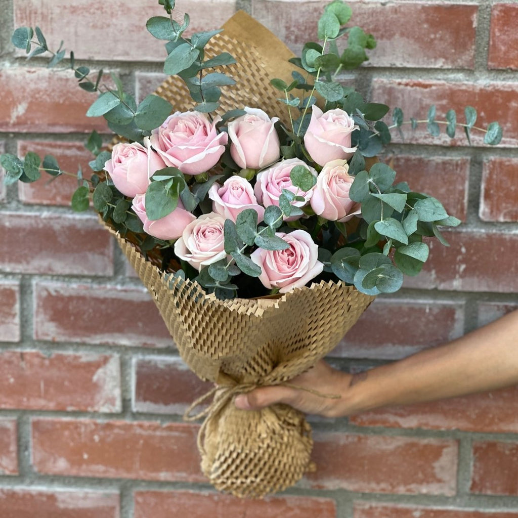 Pink Rose Bouquet - Happy Bunch Malaysia
