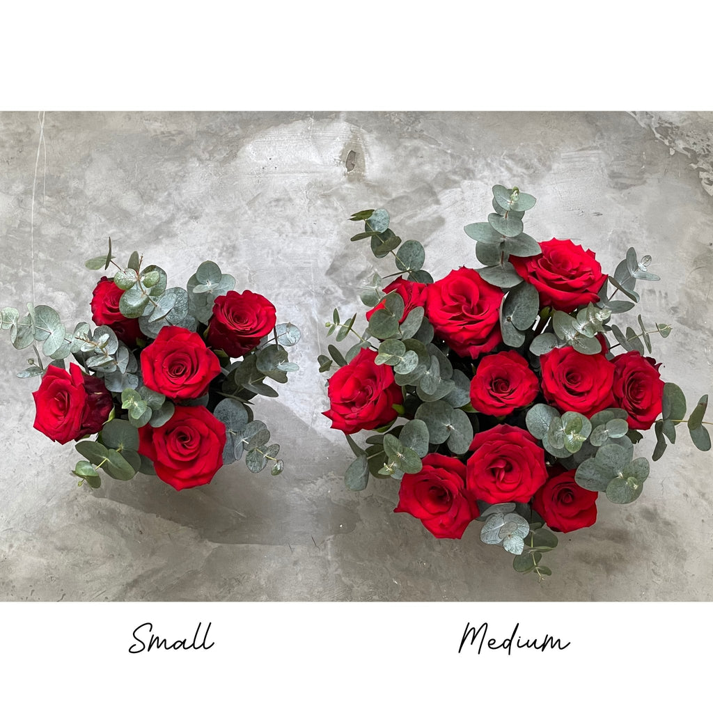 Red Rose Table Top Arrangement - Happy Bunch Malaysia